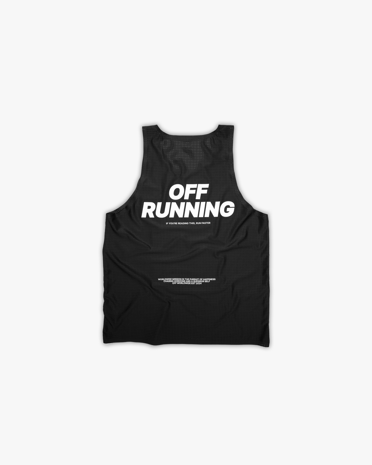 OFF RUNNING Team Performance Singlet - Black